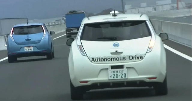 Nissan tests driverless car - CBS News