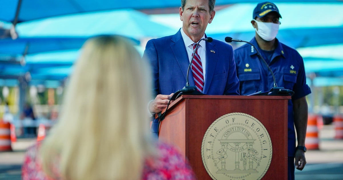 Georgia governor allows local mask mandates, with limits - CBS News