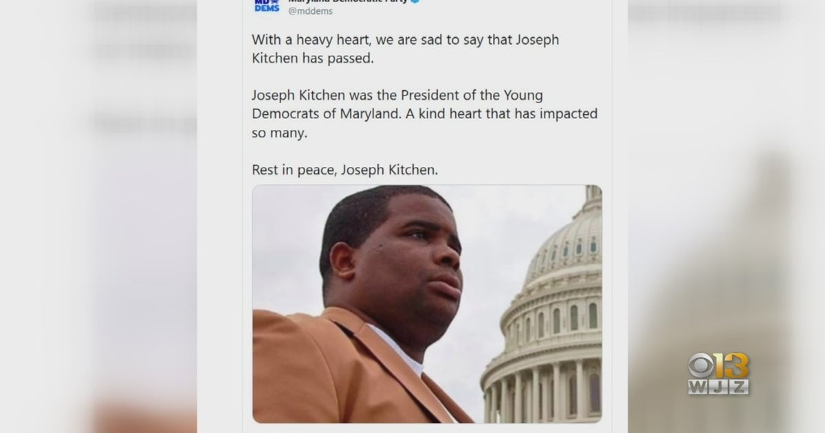 Young Democrats Of Maryland President Joseph Kitchen Found Dead, Police ...