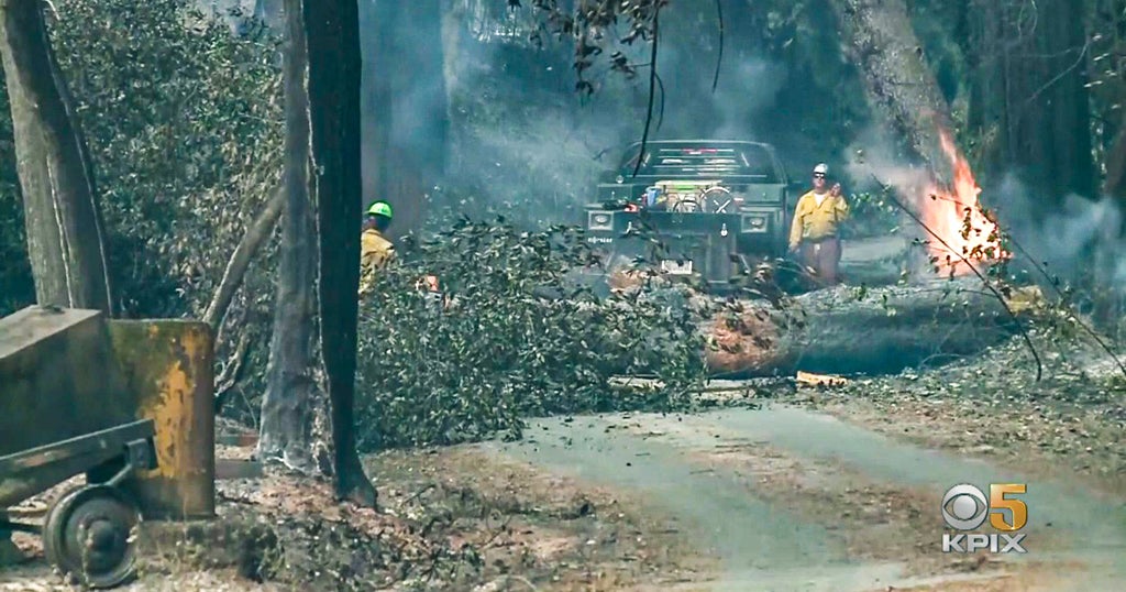 LNU Lightning Complex: Crews Focus Attack on Walbridge Fire Threatening ...