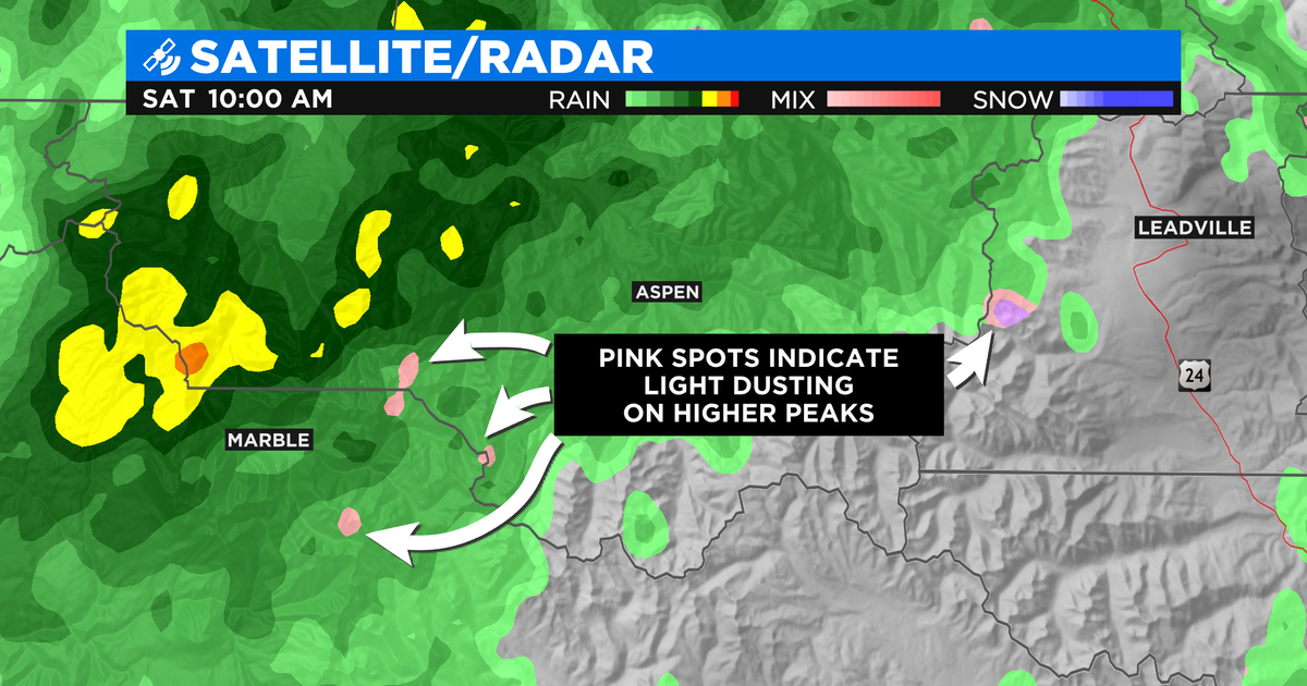Colorado Weather: First Dusting Of Snow On Peaks Near Aspen - CBS Colorado