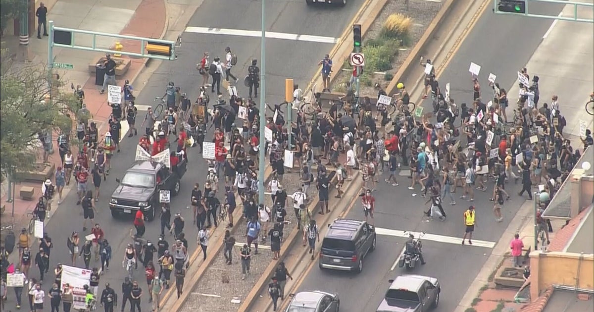 Demonstrators March From Aurora To Denver In The Name Of Racial Justice ...
