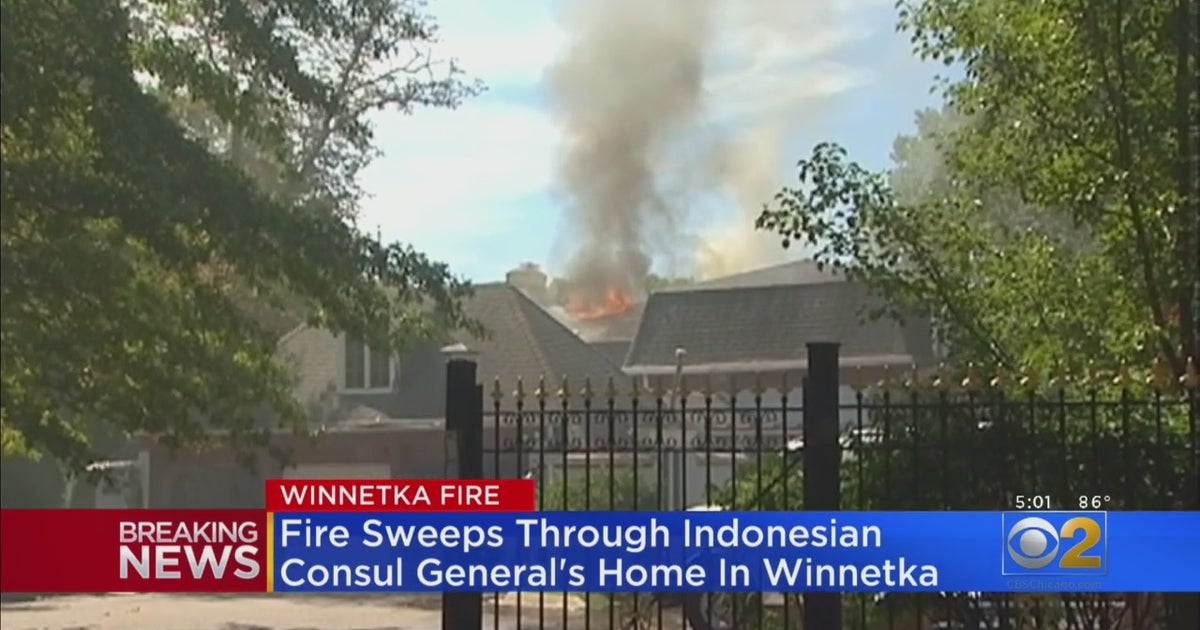 Fire Sweeps Through Indonesian Consul General's Home In Winnetka - CBS ...