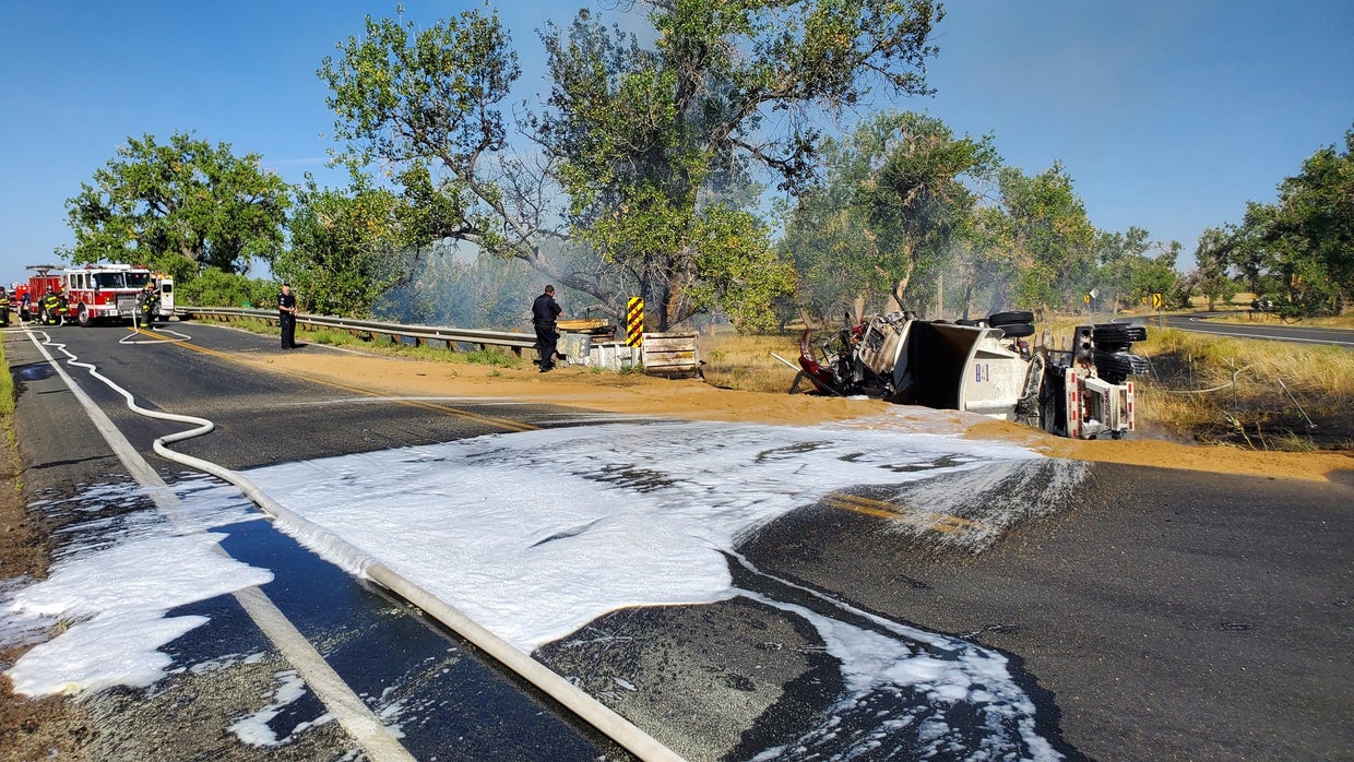 2 Hurt When Truck Explodes In Flames, Starts Grass Fire In Eastern ...