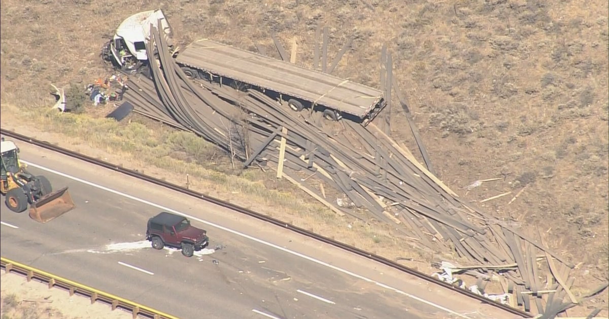 I-70 Back Open Near Eisenhower-Johnson Tunnel After Semi Crash - CBS ...