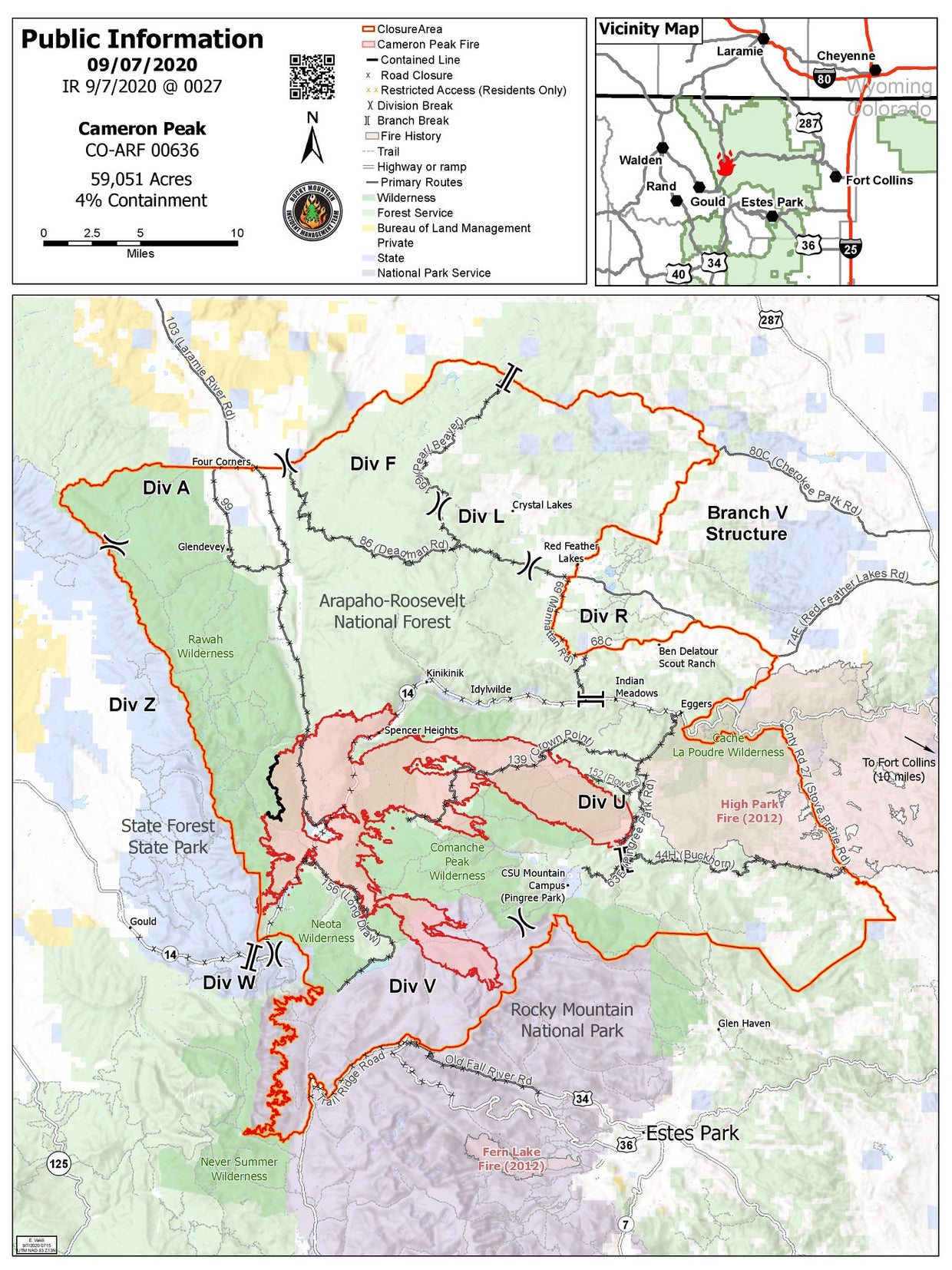 CSU Mountain Campus Now Pinched By Fingers Of Cameron Peak Fire - CBS ...