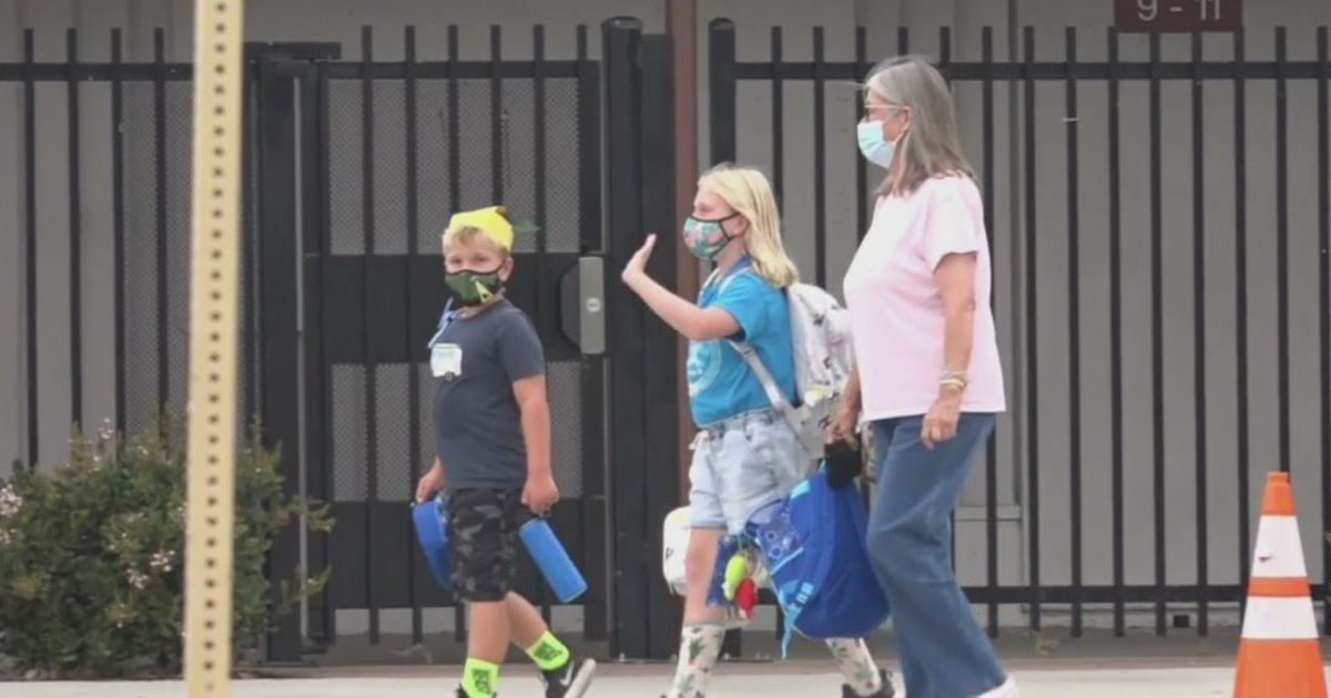 Los Alamitos Unified Reopens 6 Elementary School Campuses - CBS Los Angeles