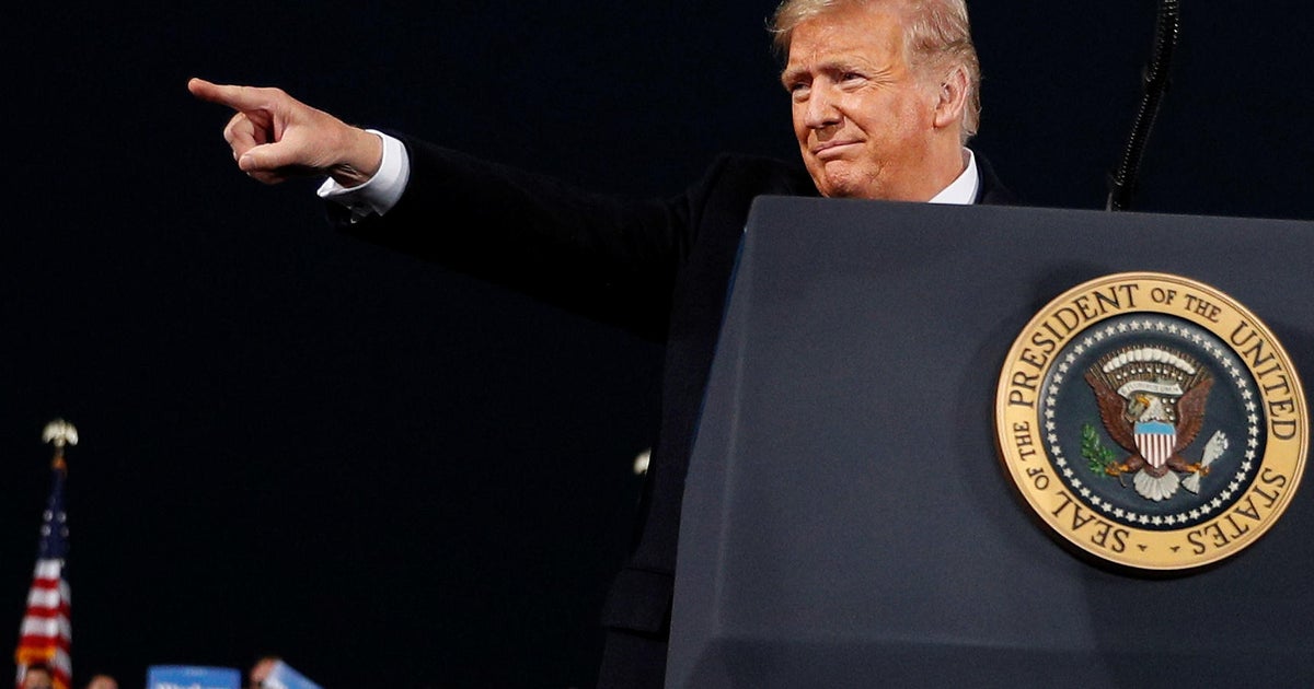 Trump makes campaign swing through Pennsylvania - CBS News