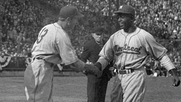 Jackie Robinson, George Shuba, and the "handshake of the century" - CBS ...