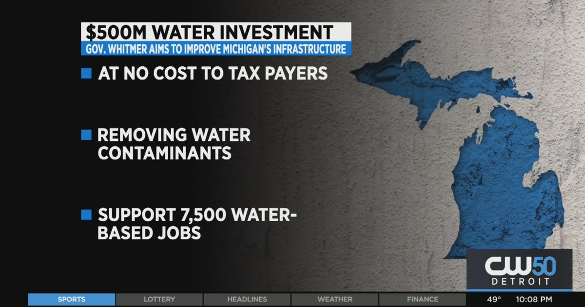 Whitmer Announces $500M Initiative To Improve Michigan's Water ...