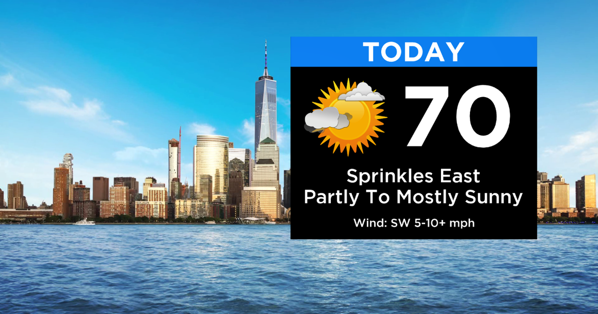 New York Weather: CBS2's 10/6 Tuesday Afternoon Forecast - CBS New York
