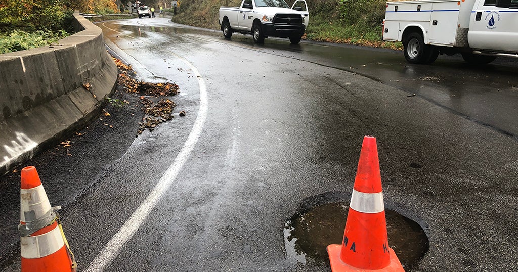 Water Main Break Closes Portion Of Wible Run Road In Shaler Township ...