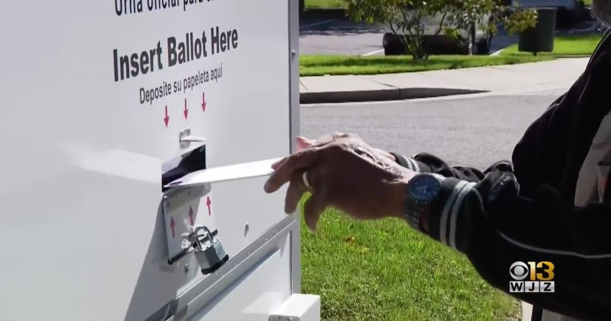 Ballot Boxes Secured To Prevent Tampering, But Maryland Voters Can ...