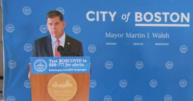Boston mayor warns against house parties amid COVID uptick - CBS News