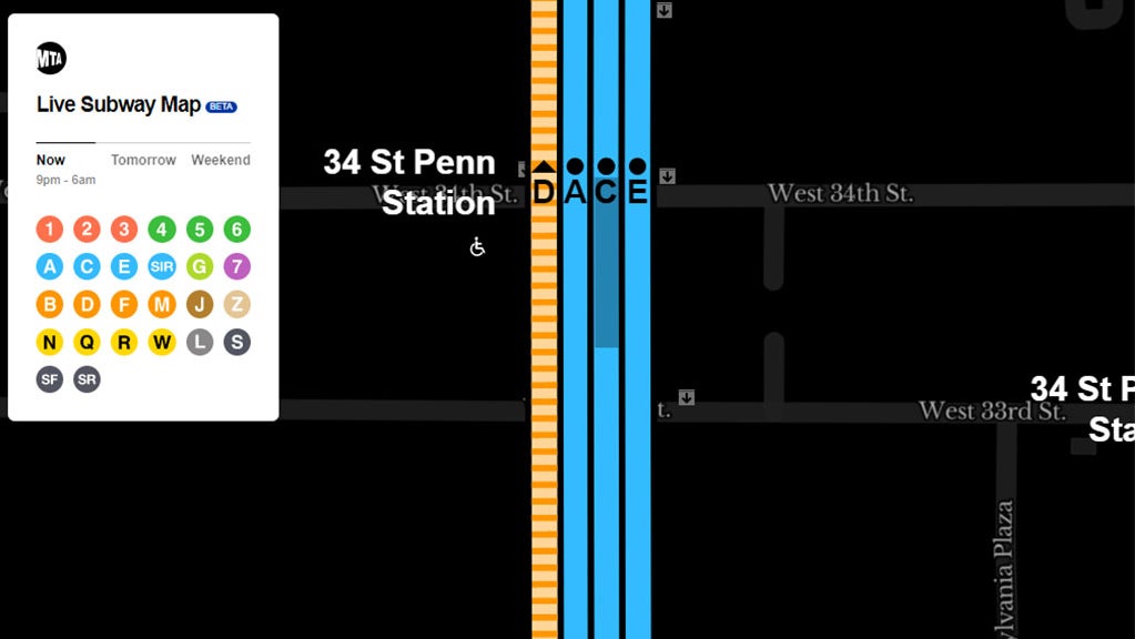 MTA Launches New Digital Real-Time Train Map - CBS New York