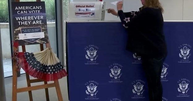 Overseas voting in U.S. election could double as anxious Americans mail ...