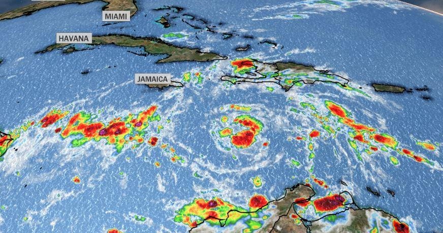 Tropical Storm Eta forms, tying record for most named storms in a ...
