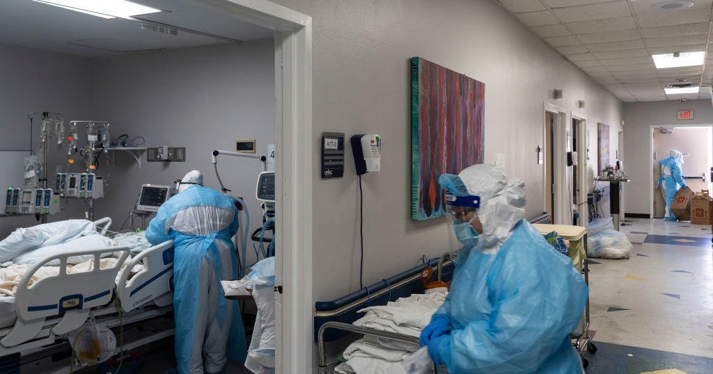 Nationwide coronavirus surge pushes hospitals to the edge - CBS News