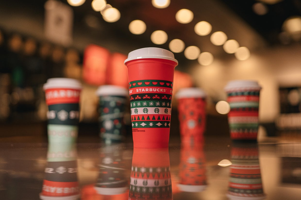 Starbucks 2020 holiday cup designs released - CBS News