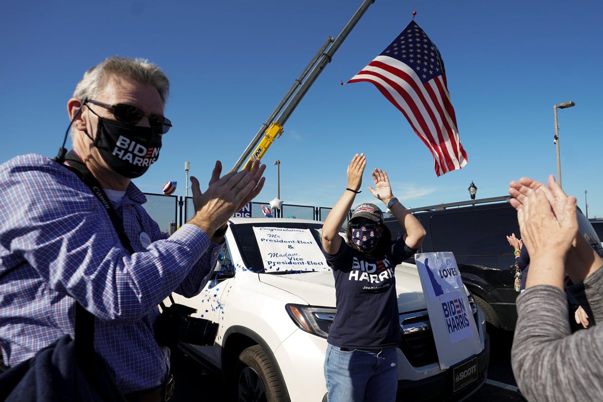 Nation reacts after Joe Biden is projected to win the 2020 election