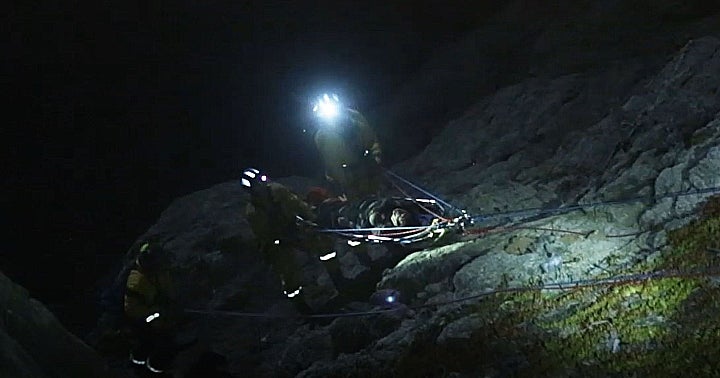 Dramatic Night Time Rescue; Woman Rescued After Tumbling Off Devil's ...