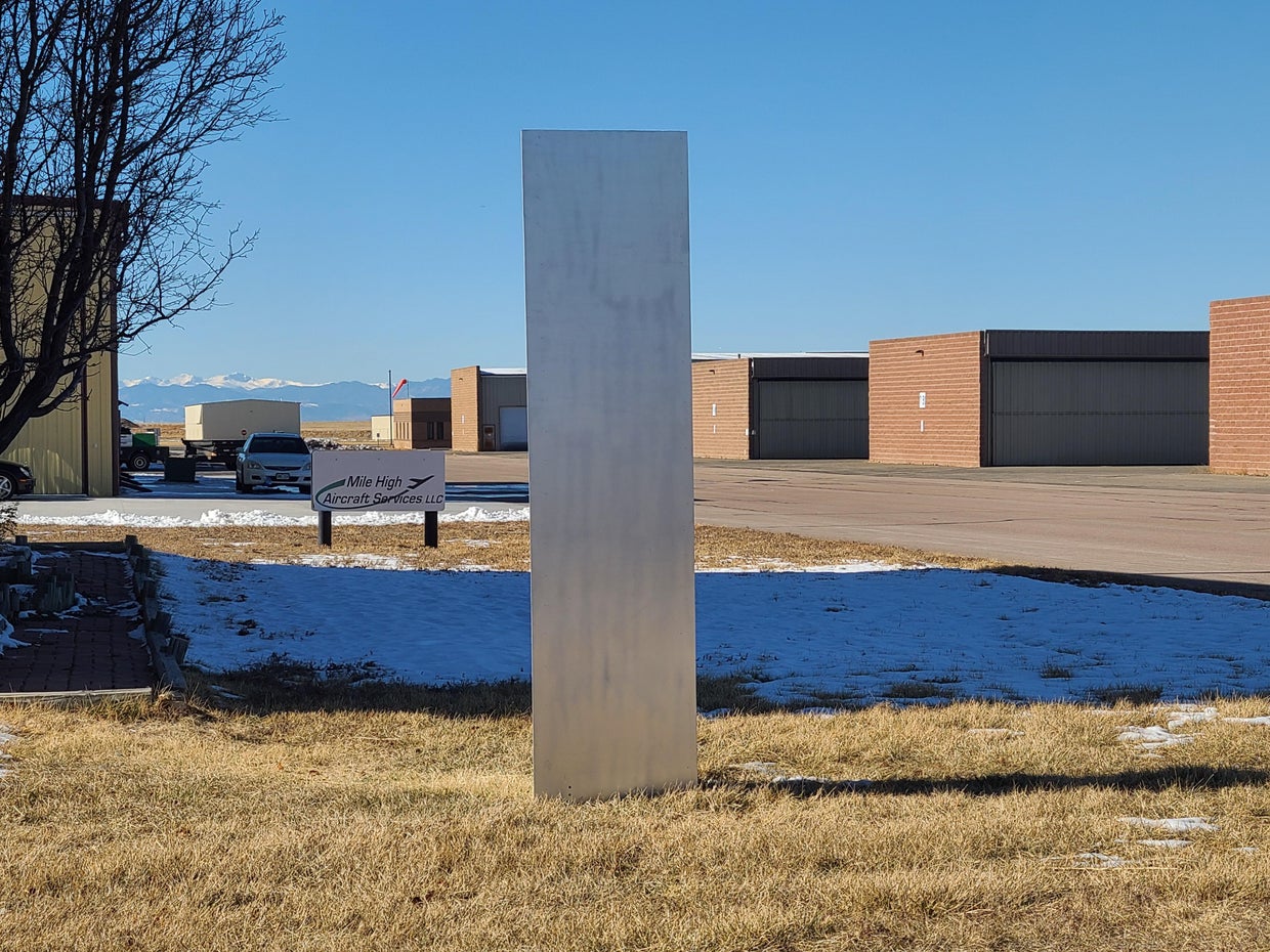 Monolith 'Appears' Near Space Port In Colorado - CBS Colorado