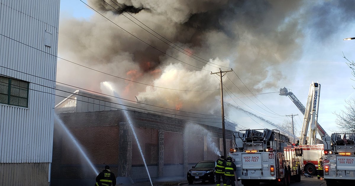 Firefighters Respond To Extra-Alarm Fire, Hazmat In Lawndale - CBS Chicago