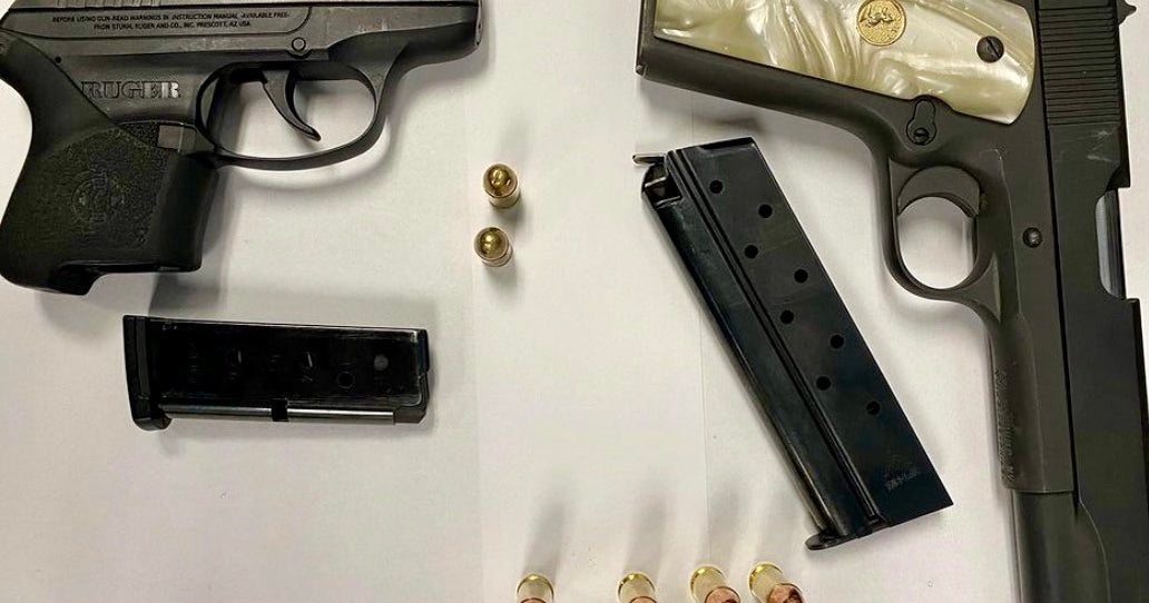 Officers Find Two Loaded Guns During Traffic Stop - CBS Los Angeles