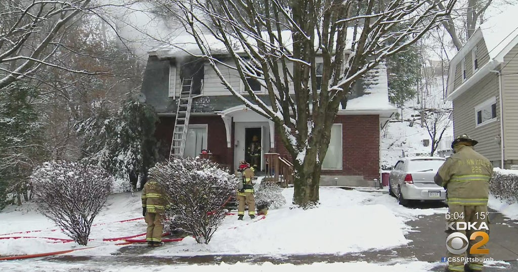 Firefighters Battle Flames At House In Penn Hills - CBS Pittsburgh