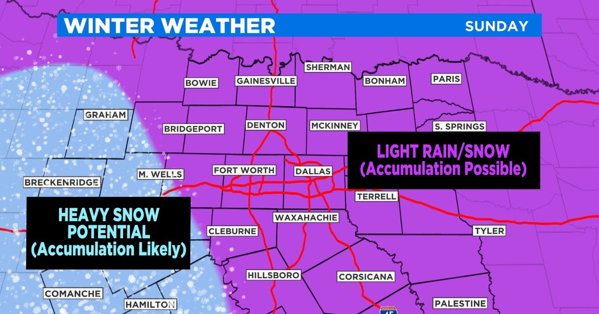 Temperatures Drop And North Texas Braces For Cold Rain, Snow This ...