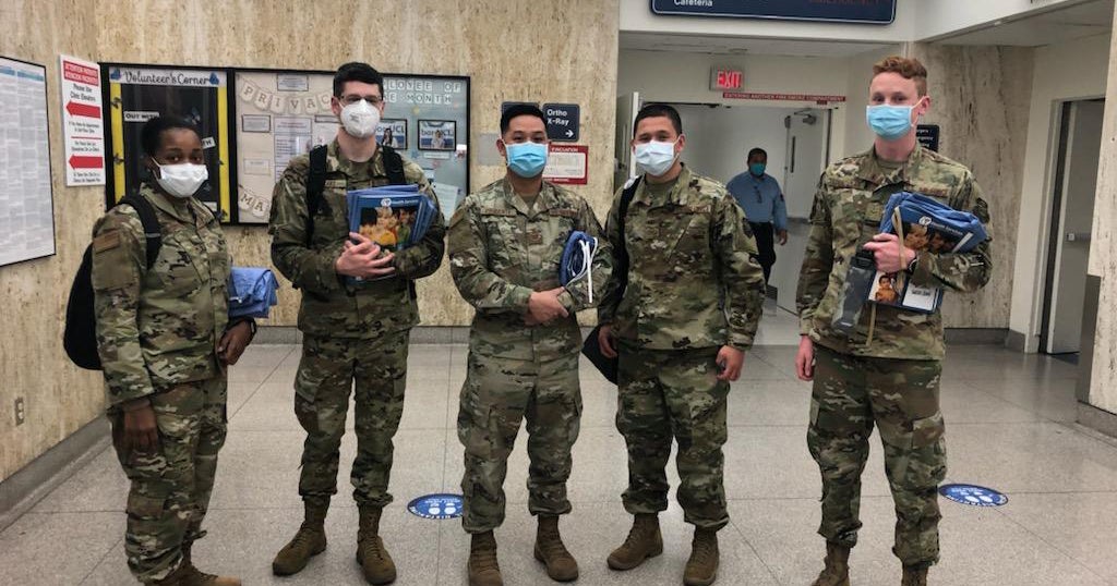 Military, Federal Medical Personnel Arrive To Help With COVID-19 ...