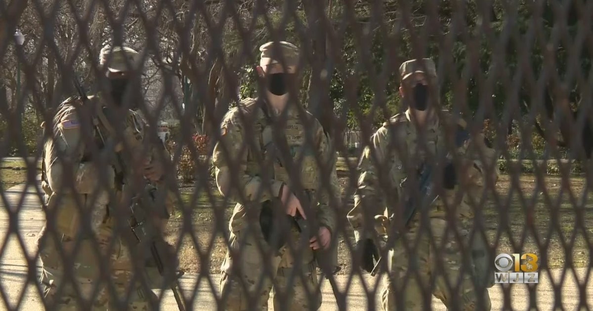 Maryland National Guard Helps Protect Washington DC Ahead Of ...