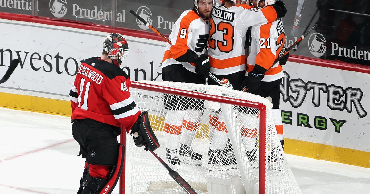 Flyers Score Three Times In Third Period In 5-3 Win Over Devils - CBS ...
