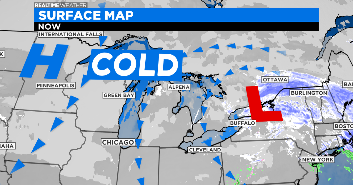 Chicago Weather: Lake-Effect Snow Showers To Persist - CBS Chicago