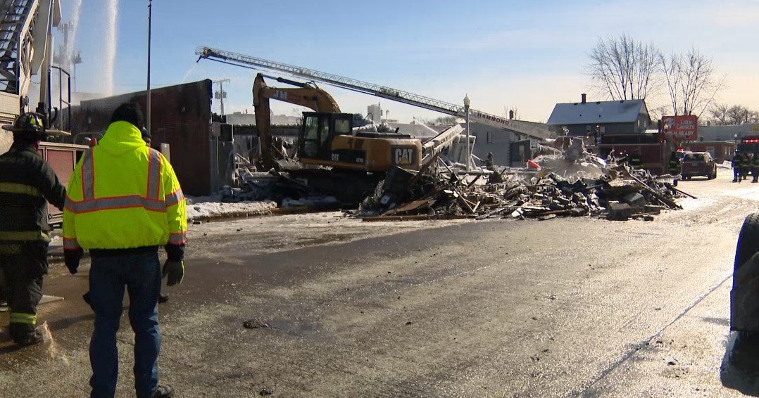 Extreme Cold Causes Trouble For Firefighters Battling Blaze In Hammond ...