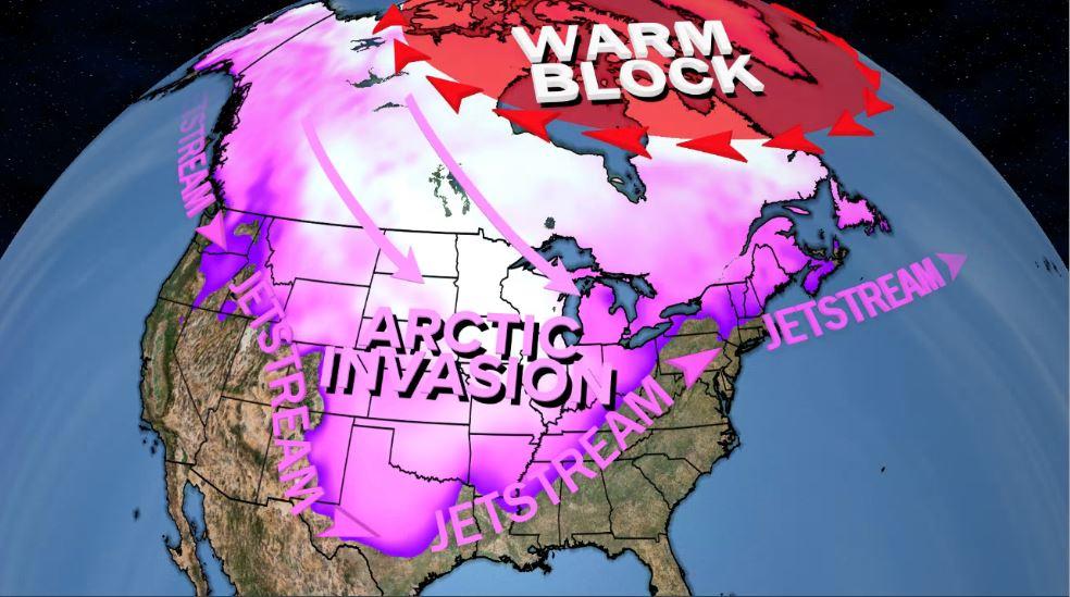 Polar vortex to unleash frigid Arctic blast - CBS News