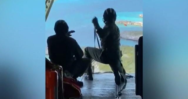 Coast Guard rescues trio stuck on deserted island for 33 days - CBS News