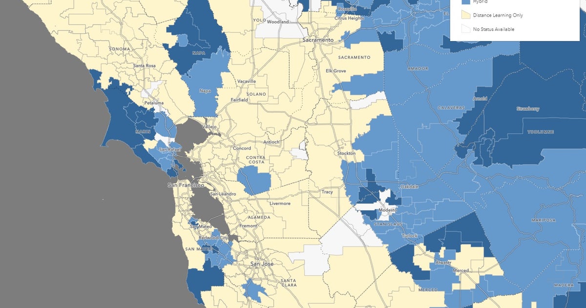 COVID Schools: Interactive Maps Provide Snapshot On Bay Area School ...