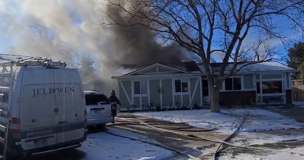 Aurora Firefighters Rush To Burning Home, Black Smoke Billowing From ...