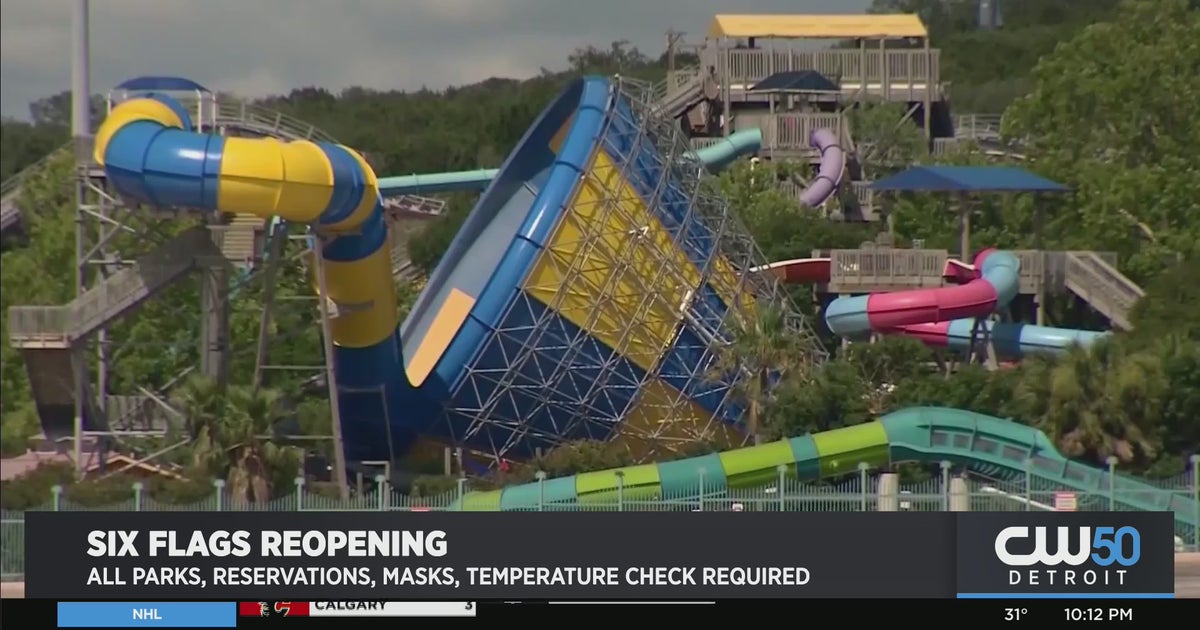 Six Flags Will Reopen All 26 Amusement Parks in 2021 - CBS Detroit
