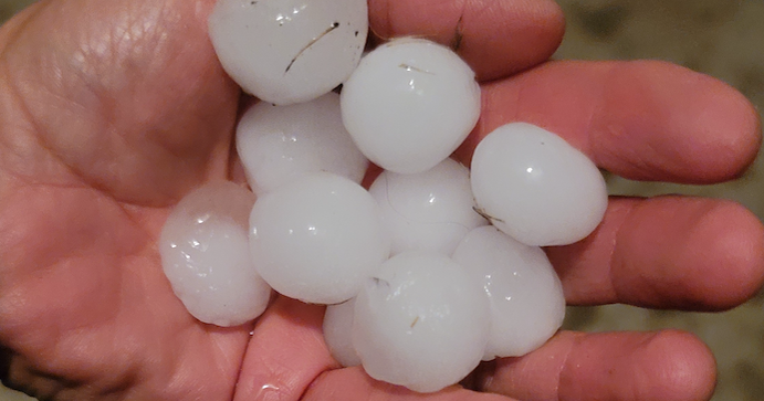 Marble-Sized Hail Falls On Parts Of North Texas - CBS Texas