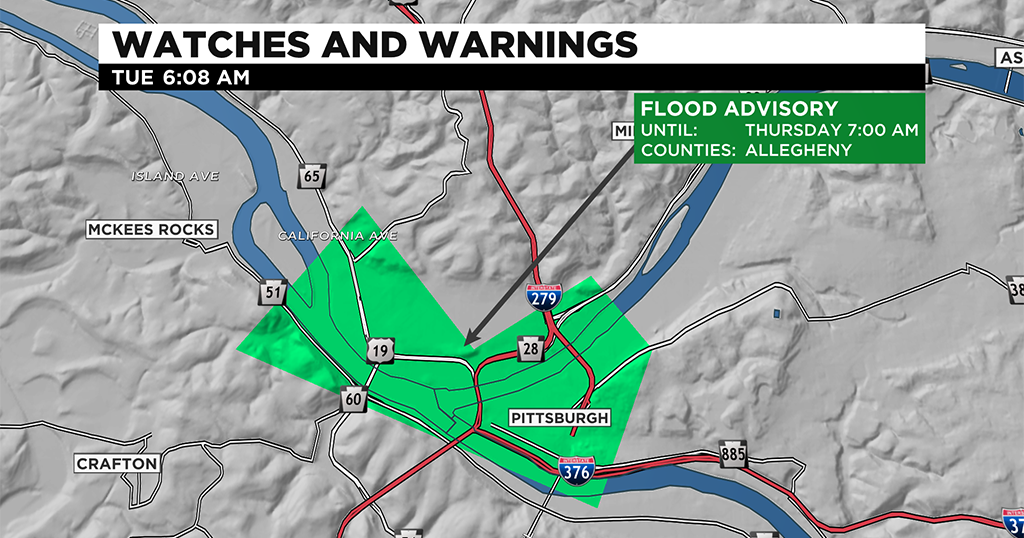 Pittsburgh Weather: Rising Flood Waters, Cold Temperatures, Sunshine ...