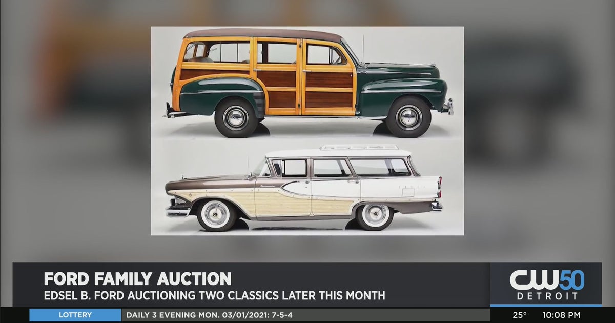 Ford Family Putting Up Two Classic Cars - CBS Detroit