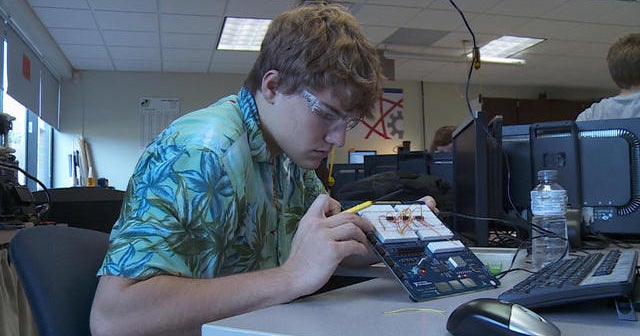 Teaching manufacturing skills in the classroom - CBS News