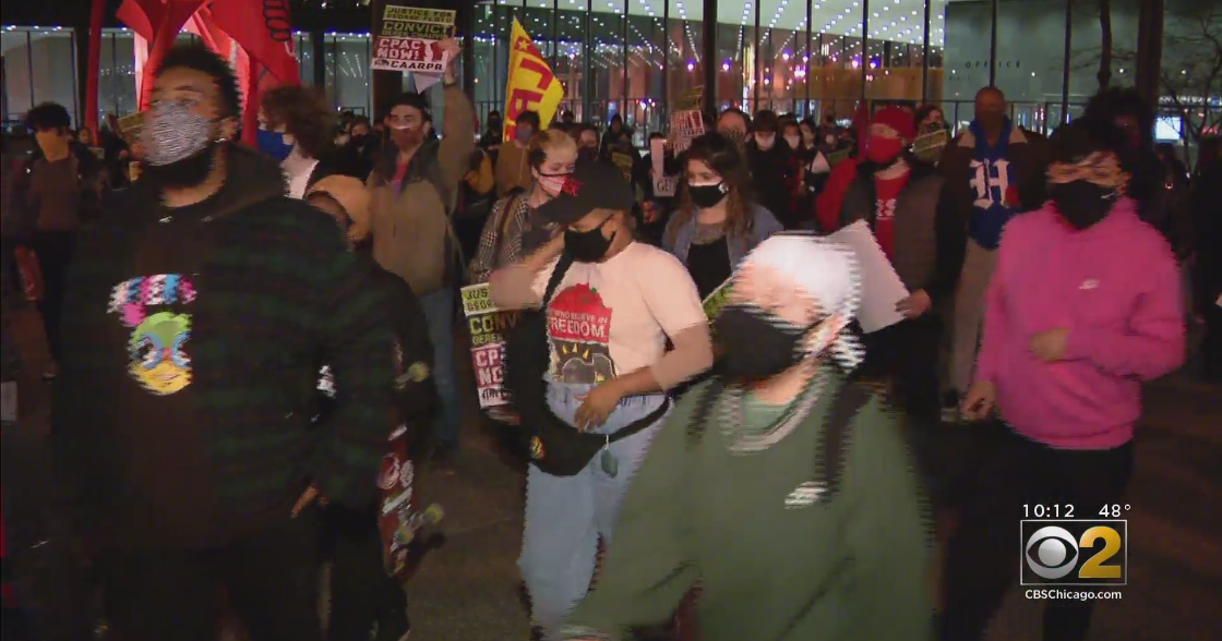 Hundreds Rally In Name Of George Floyd In Loop As Officer's Trial Is ...