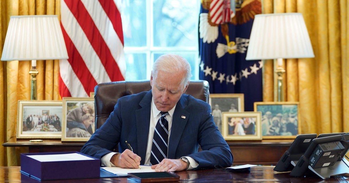 Biden signs $1.9 trillion COVID relief bill, American Rescue Plan, into ...