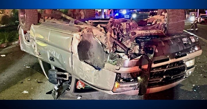 San Jose Sideshow Driver Escapes Serious Injury In Horrific Crash - CBS ...