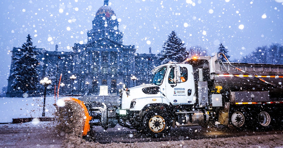 Denver Deploys Full Snowplow Team To Clear Denver Roads During Blizzard ...