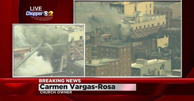 Church owner on collapsed building: We smelled gas last night - CBS News