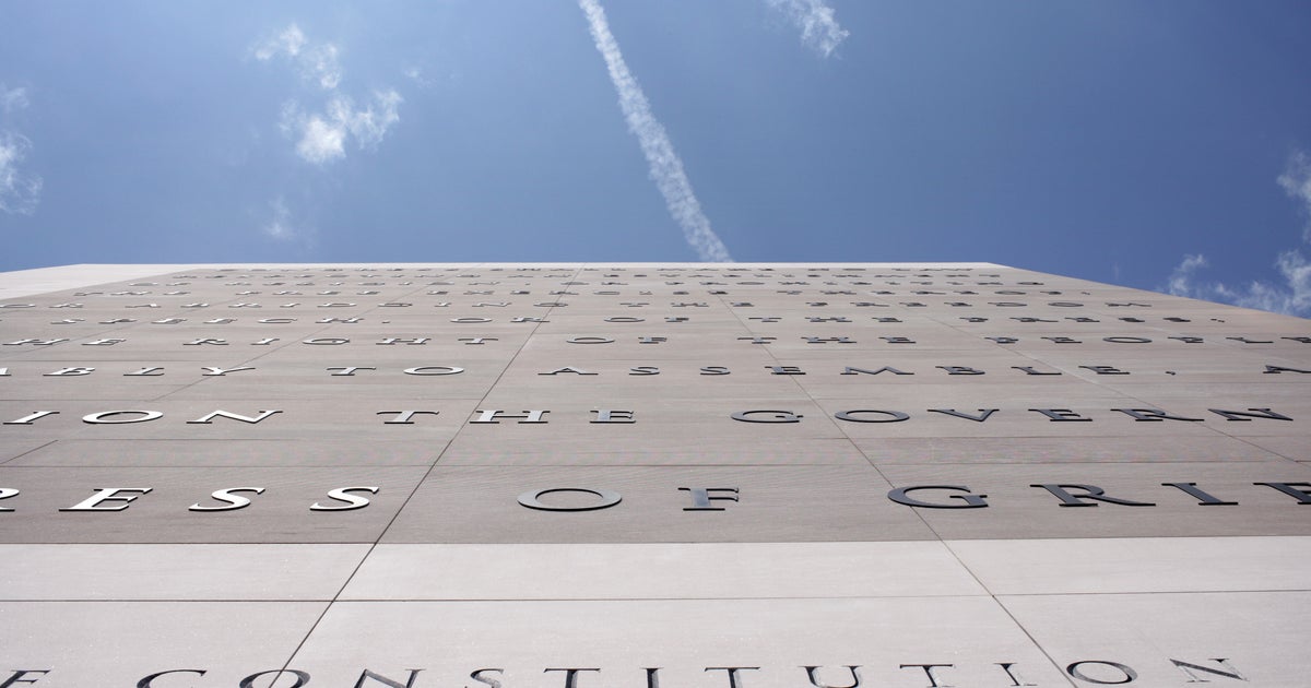 Stone Tablet Marking First Amendment Freedoms, Formerly At Newseum ...